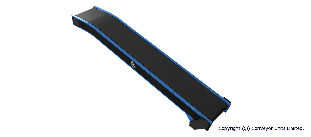 Painted Steel Belt Conveyor - L Type - Conveyor Units Ltd
